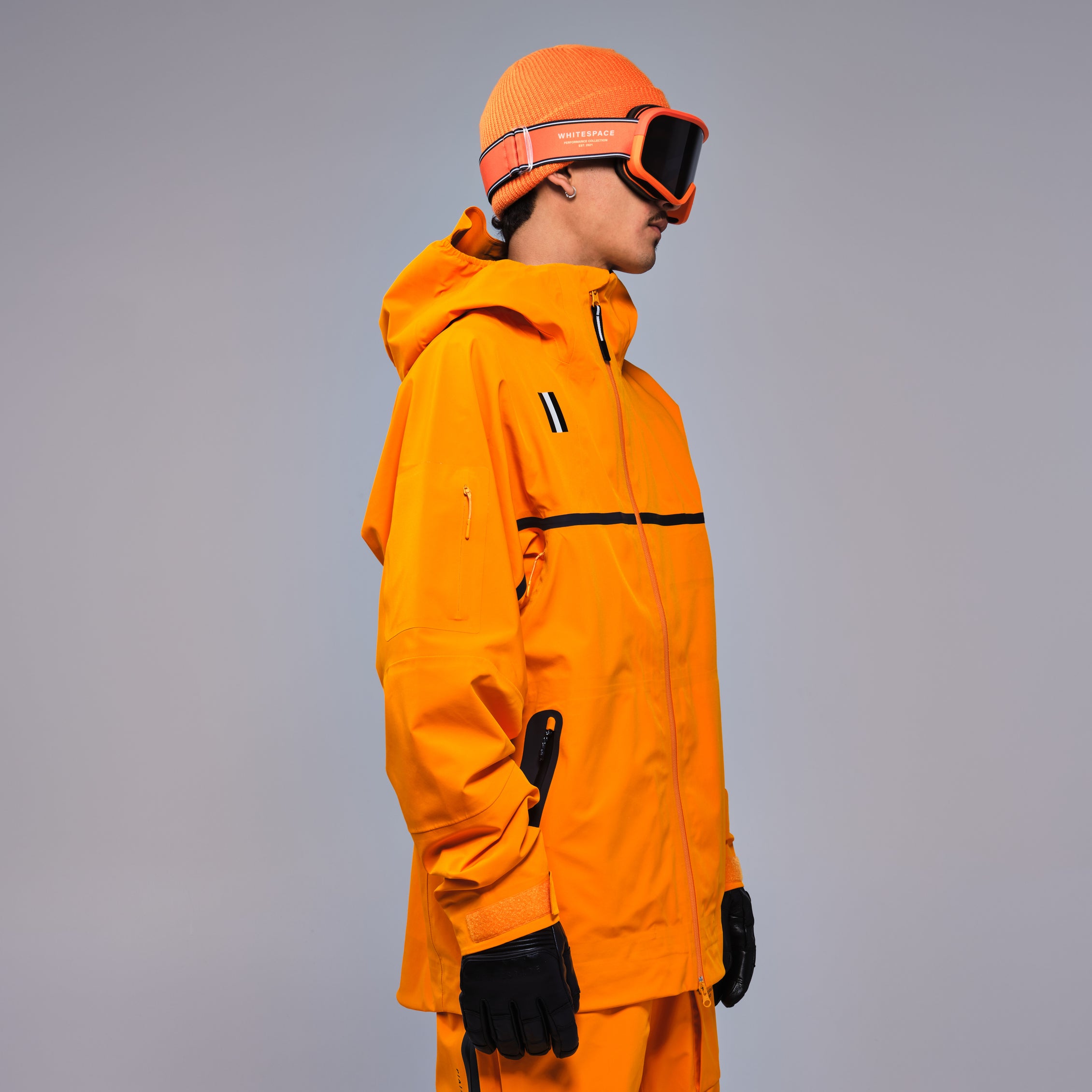 3L Performance 3-In-1 Jacket - Solar Orange / Black – WHITESPACE