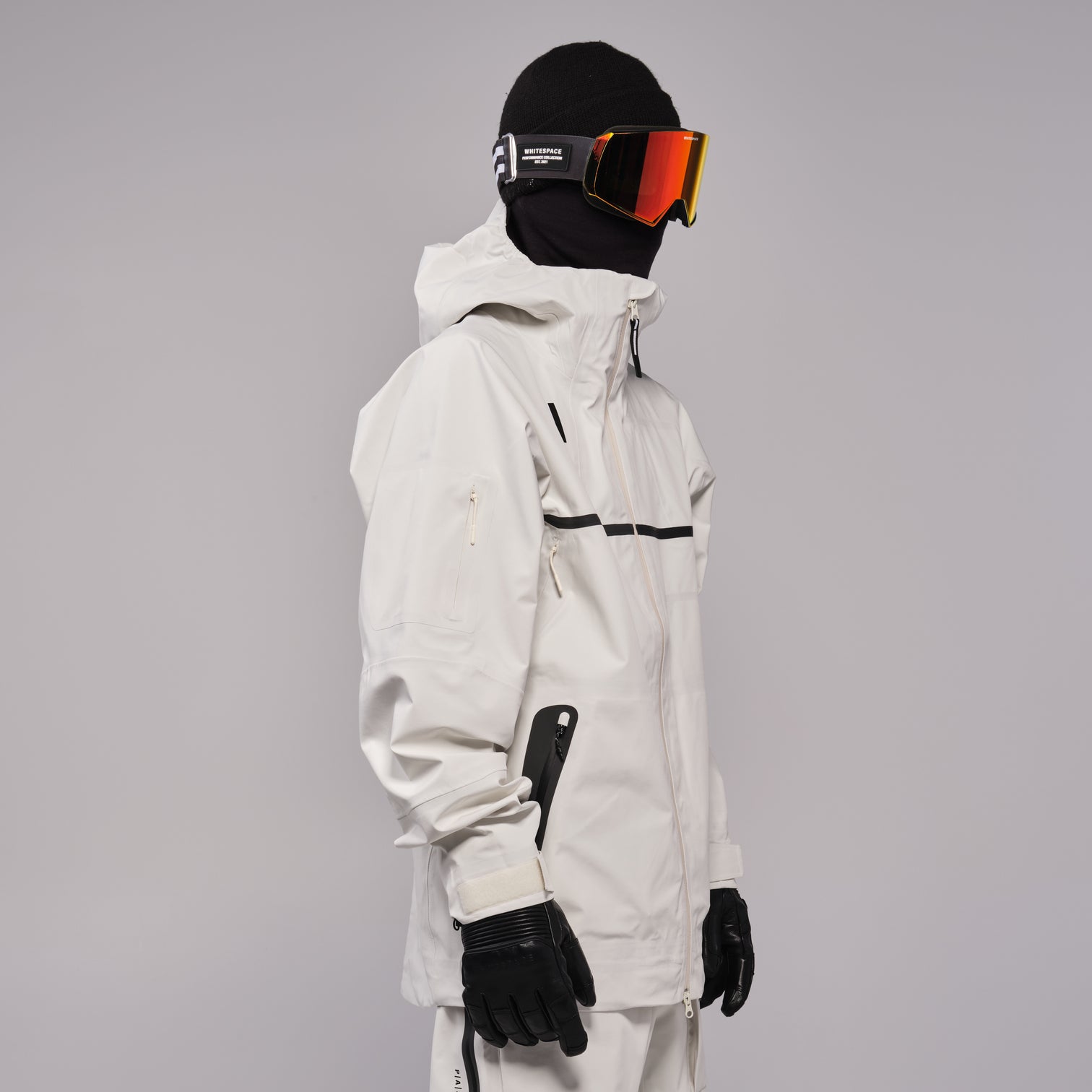 3L Performance 3-In-1 Jacket - Warm White / Black – WHITESPACE