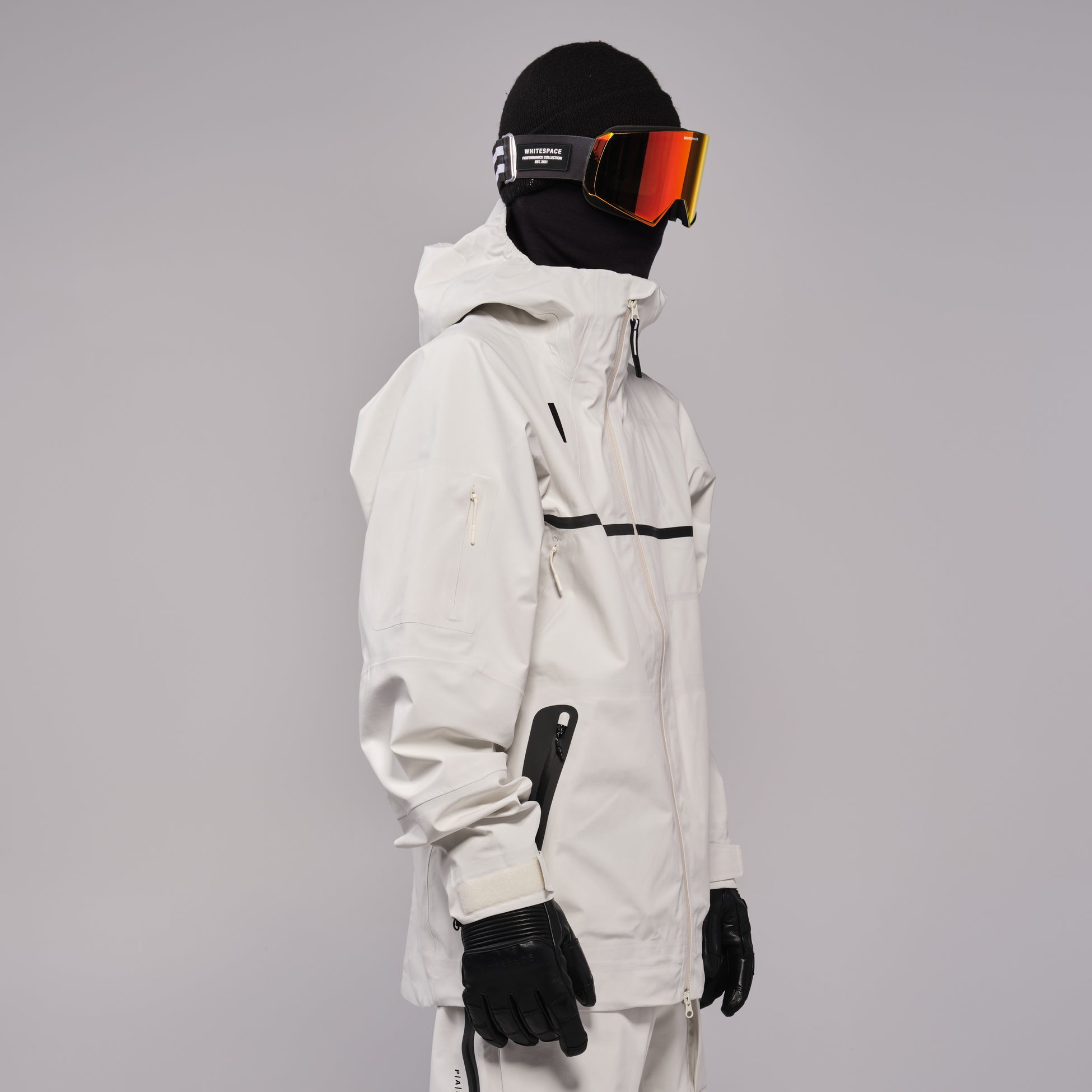 3L Performance 3-In-1 Jacket - Warm White / Black – WHITESPACE